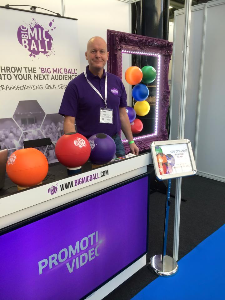 BIGMICBALL - Big Purple Productions - Throwable Microphone