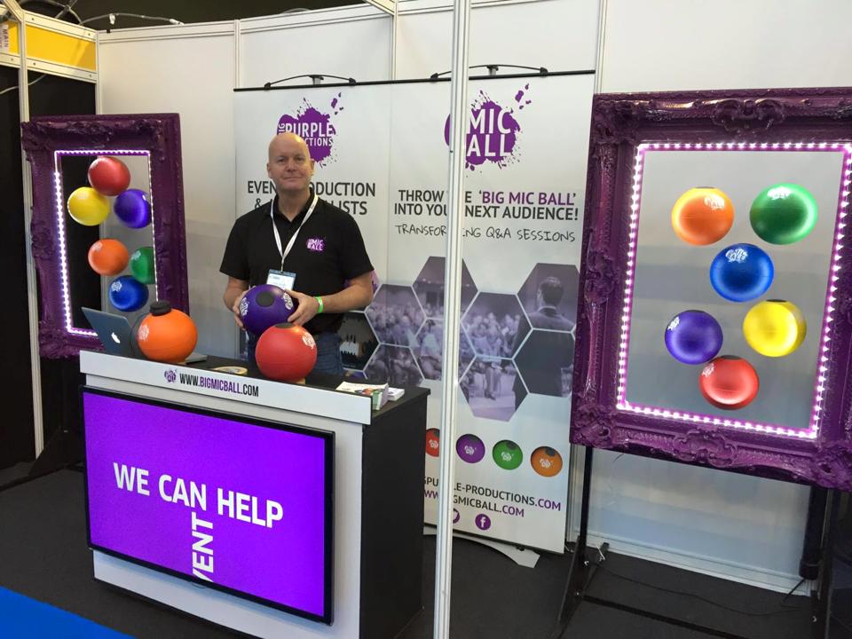 BIGMICBALL - Big Purple Productions - Throwable Microphone
