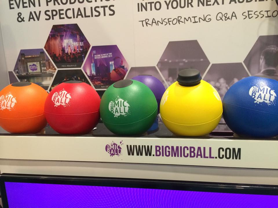 BIGMICBALL - Big Purple Productions - Throwable Microphone